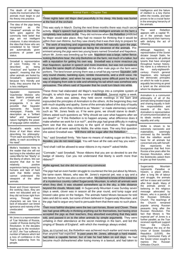 Animal Farm Chapter 2 Fully Annotated | Teaching Resources