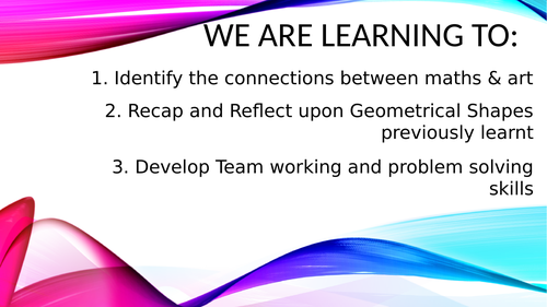 Maths Art lesson powerpoint focusing on geometrical shapes and tower ...