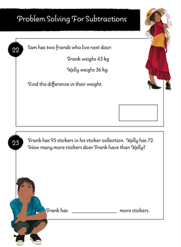 Subtraction Practice Questions With Answers | Teaching Resources