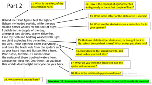 Night Sweat by Robert Lowell - Lesson and Essay Questions - CIE Poetry ...