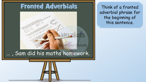 Fronted Adverbials | Teaching Resources