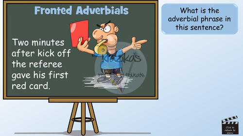 Fronted Adverbials | Teaching Resources