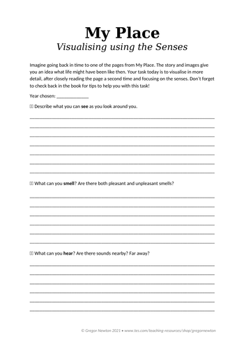 My Place (Wheatley/Rawlins) comprehensive resources (incl. Super Six ...