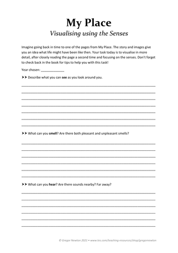 My Place (Wheatley/Rawlins) comprehensive resources (incl. Super Six ...