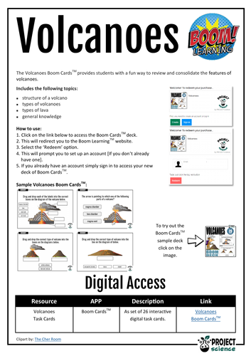Volcanoes Boom Cards™ - Distance Learning | Teaching Resources