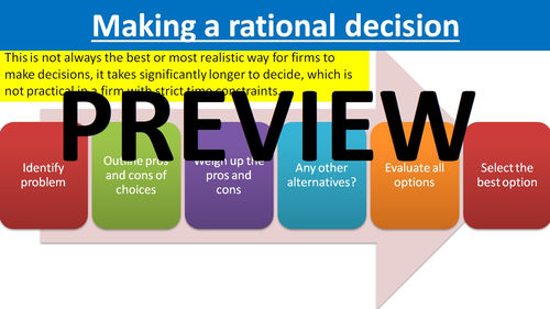 1.2.1 Rational decision making - Theme 1 Edexcel A Level Economics ...