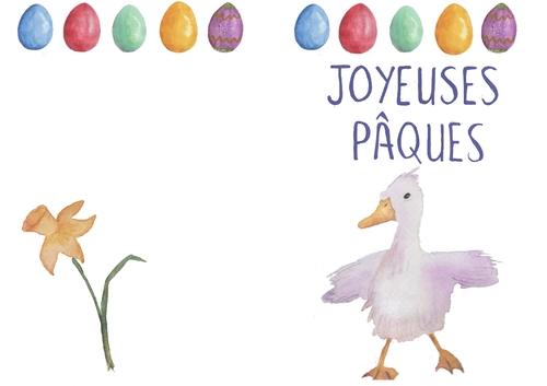 Easter around the world - Cards Colouring in - French Spanish English ...