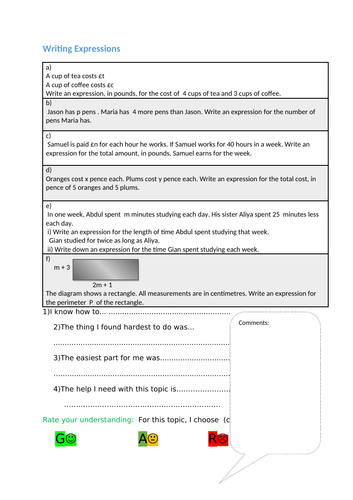 50 Maths KS2-4 AFL Homework/Revision /Ans | Teaching Resources