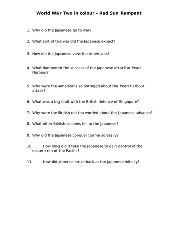 Red Sun Rampant - Pacific theatre of the Second World War | Teaching ...