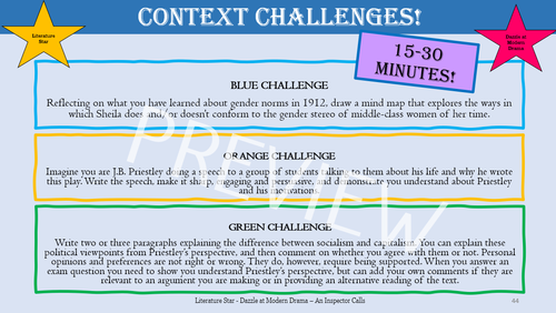 An Inspector Calls CONTEXT PPT | Teaching Resources