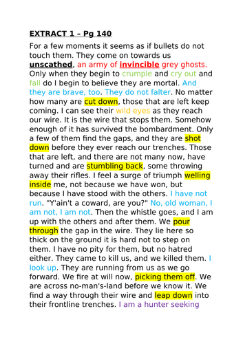 "Private Peaceful" Complete Unit | Teaching Resources