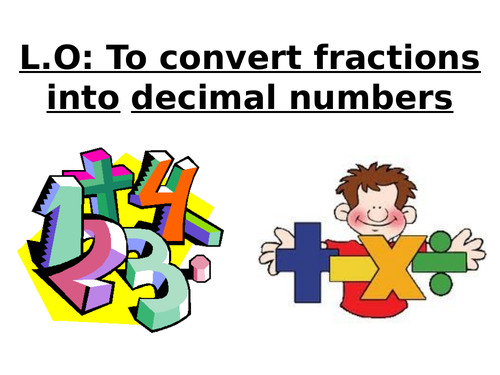 Converting Fractions to Decimals [PowerPoint and Worksheets] | Teaching ...