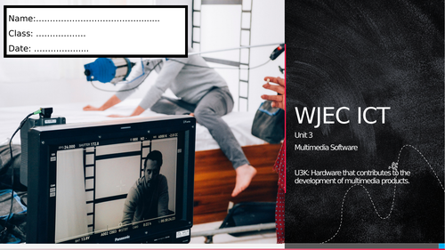 WJEC ICT Unit 3 - Multimedia Bundle | Teaching Resources WJEC ICT Unit 3 - Multimedia Bundle | Teaching Resources