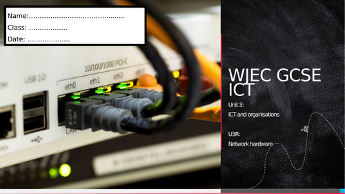 WJEC ICT Unit 3 - Networks bundle | Teaching Resources WJEC ICT Unit 3 - Networks bundle | Teaching Resources