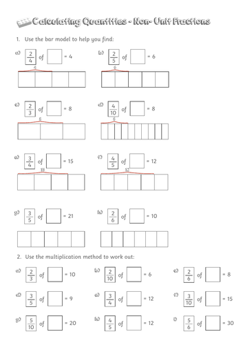 Y4 Fractions Lesson 3 - Calculating Quantities - Year 4 | Teaching ...