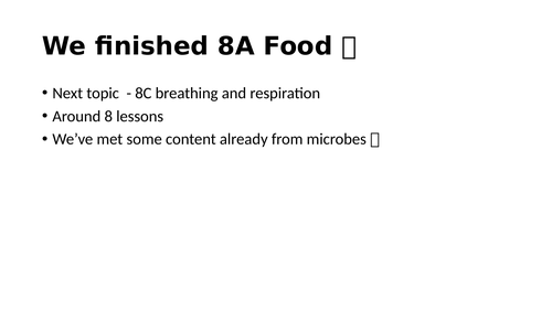 Year 8 Breathing and Respiration lessons (8C Exploring science ...