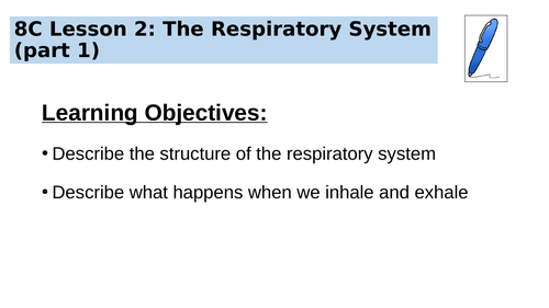 Year 8 Breathing and Respiration lessons (8C Exploring science ...