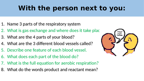 Year 8 Breathing and Respiration lessons (8C Exploring science ...