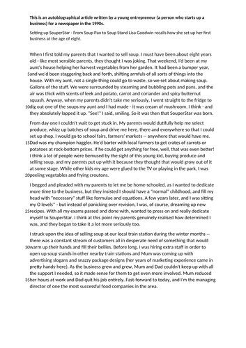 AQA 8700/2 GCSE English Language - Paper 2 - Question 2 Summary ... AQA 8700/2 GCSE English Language - Paper 2 - Question 2 Summary ...