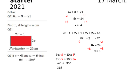 Solving Simultaneous Equations by Elimination | Teaching Resources
