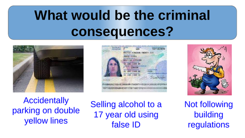 General Elements of Criminal Liability | Teaching Resources