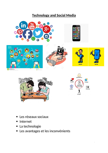 La technologie et les réseaux sociaux | Teaching Resources