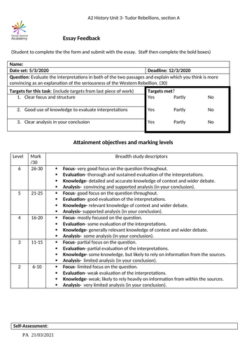 OCR Western Rebellion depth study IMPACT | Teaching Resources OCR Western Rebellion depth study IMPACT | Teaching Resources