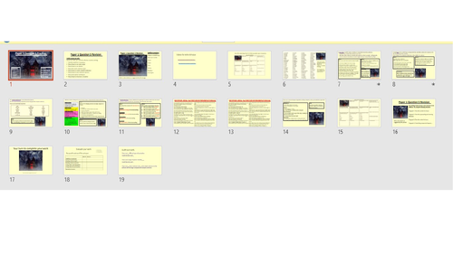 Paper 1 Question 5 Descriptive Writing Revision | Teaching Resources