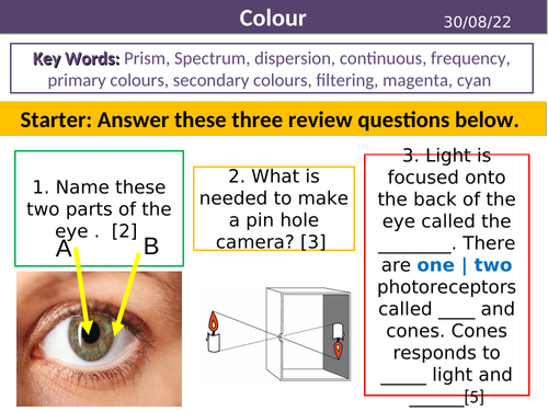 AQA KS3 Activate 1 Physics | Teaching Resources