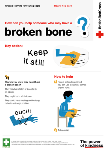 Broken bone: first aid for 5-11 year olds | Teaching Resources