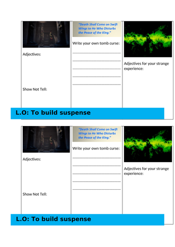 UKS2 - Egyptian Mystery Story | Teaching Resources