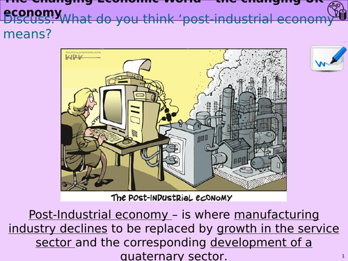 The Changing UK Economy (GCSE AQA Unit 2 Section B Changing Economic ...