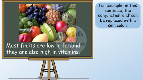 Semicolons Powerpoint Lesson Teaching Resources