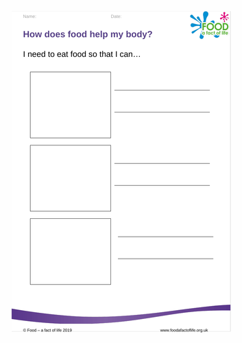 Healthy eating - Food is a basic requirement of life | Teaching Resources