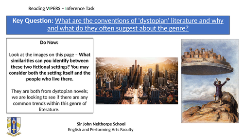 Dystopian Fiction Lessons (5-8) | Teaching Resources