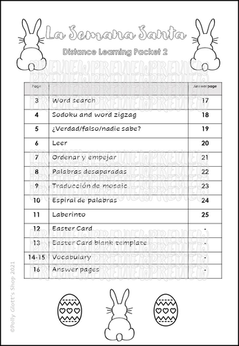 Semana Santa Easter in Spanish Y8 | Teaching Resources