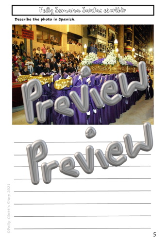 Semana Santa Easter Spanish Y11 | Teaching Resources