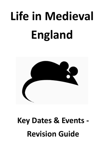 Medieval England dual coding booklet | Teaching Resources