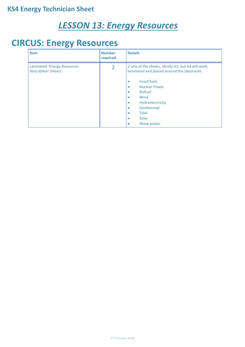 NEW AQA Energy Resources KS4 GCSE Physics Lesson (Energy Topic ...