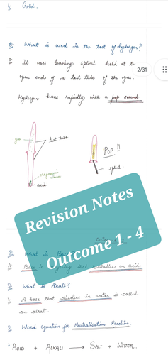 ELC Science - Component 4 / Outcome 1,2,3 &4 ( AQA) / Entry Level ...