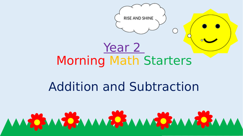Year 2: Morning Starters - Addition and Subtraction | Teaching Resources