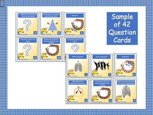 Breathing and the Respiratory System 42 Question Board Game KS3 ...