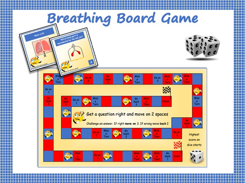 Breathing and the Respiratory System 42 Question Board Game KS3 ...