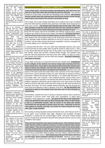 Animal Farm Chapter 7 Fully Annotated | Teaching Resources