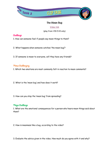 Hurtful Behaviour | Teaching Resources