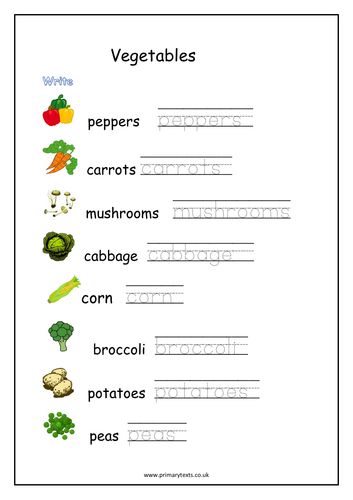 EAL Newcomer Activity Pack: Vegetables | Teaching Resources