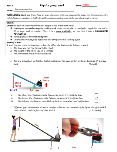 Moment and Stability | Teaching Resources