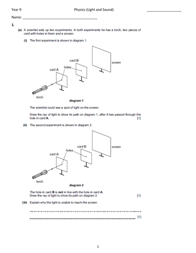 Wave and Light | Teaching Resources