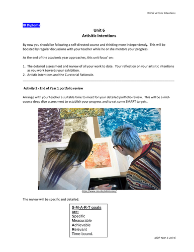 IB Diploma Visual Art course and resources | Teaching Resources