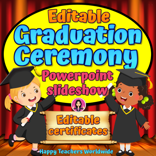 Kindergarten Graduation Ceremony Powerpoint Slideshow | Teaching Resources